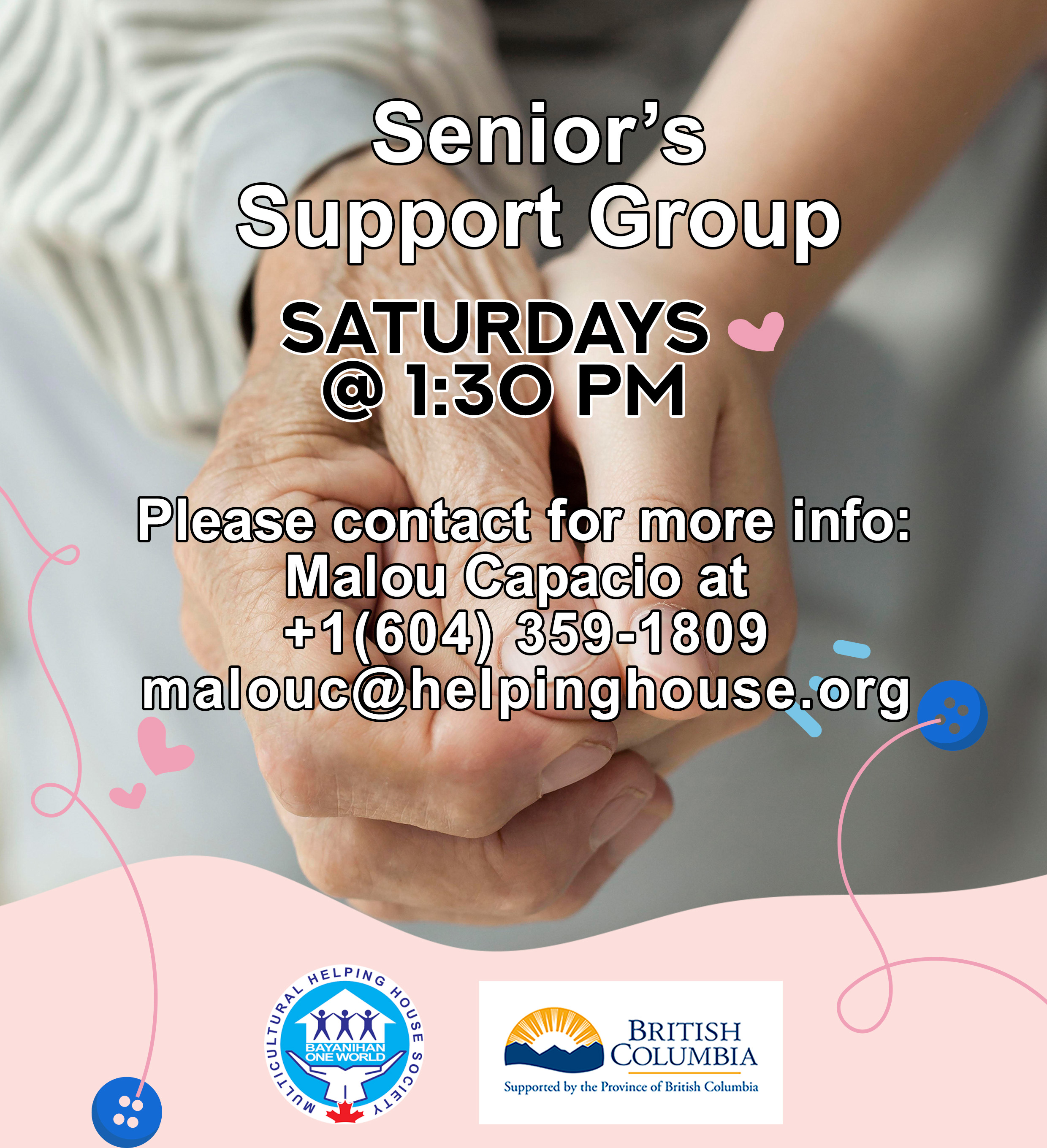 MHHS Seniors Program | Multicultural Helping House Society