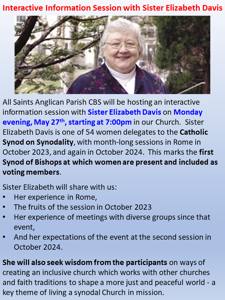 All Saints Anglican Parish CBS